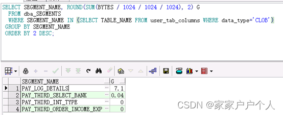 Oracle的LOB（CLOB）大字段以及（SYS_LOB***$$）清理_oracle lob-CSDN博客