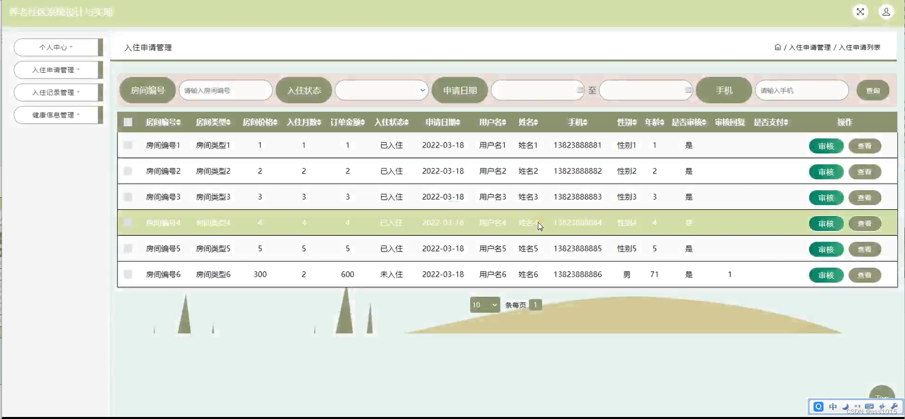 Ssmjsp计算机毕业设计养老社区系统设计与实现57673【源码、程序、数据库、部署】 Csdn博客