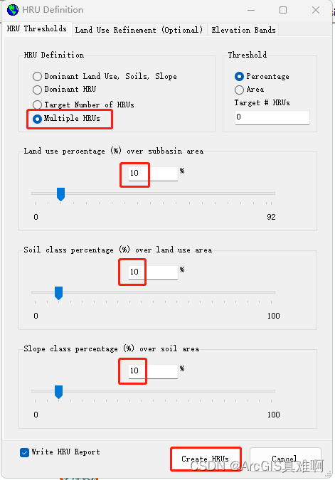 （二）SAWT模型——软件下载及HRU划分_swat模型下载-CSDN博客
