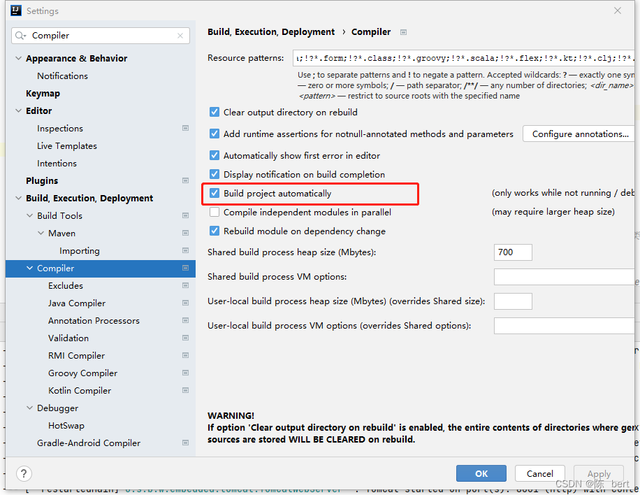 idea热部署配置（devtools）以及启动报错问题_java.lang.illegalargumentexception: unresolvable c-CSDN博客