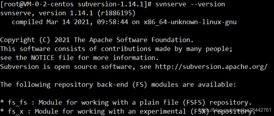 Linux笔记-centos7编译安装svn 1.14.1_centos7安装svn1.14-CSDN博客