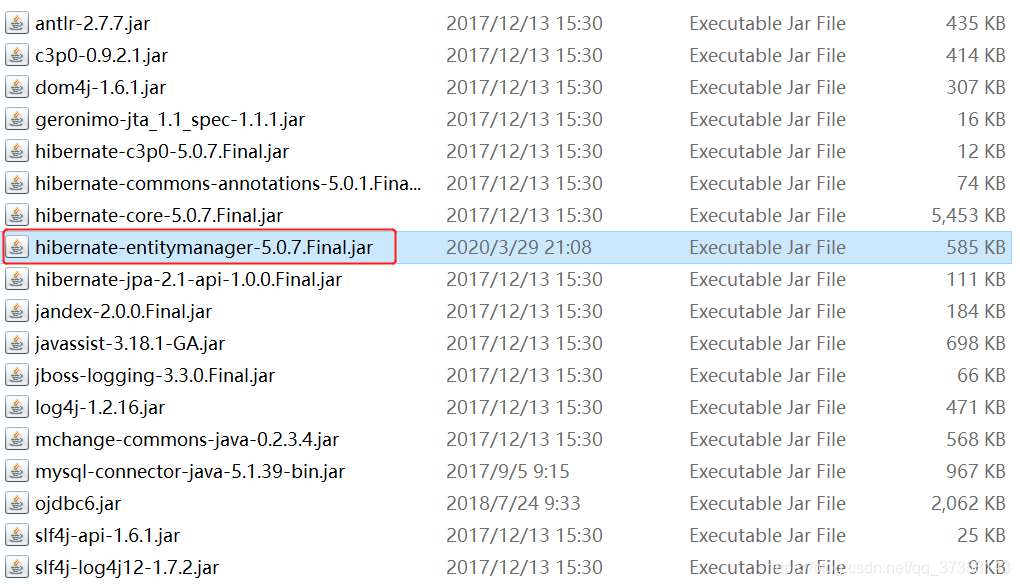 SSH框架---Hibernate中的JPA(八)_hibernate-entitymanager依赖的hibernate-jpa版本-CSDN博客