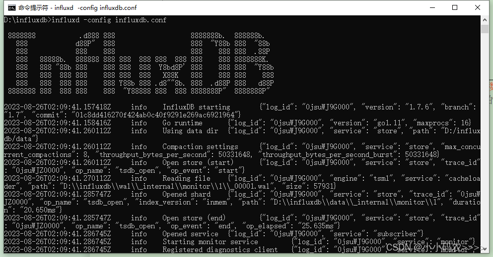 亲测influxdb安装为window后台服务_influxdb后台启动-CSDN博客