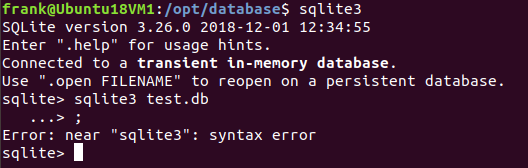 SQLite3学习笔记----创建数据库的两种方式-CSDN博客