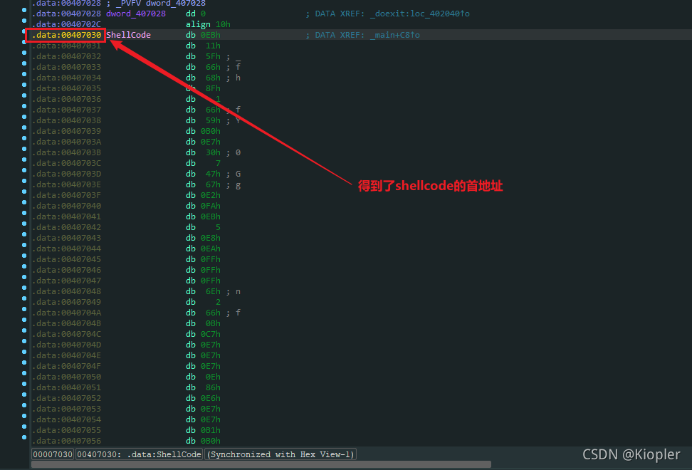 恶意软件分析实战19-shellcode调试逆向Lab19-2_根据实验软件shellcode2020.exe,通过 ollydbg 逆向分析弹出计算器的漏洞利用详-CSDN博客
