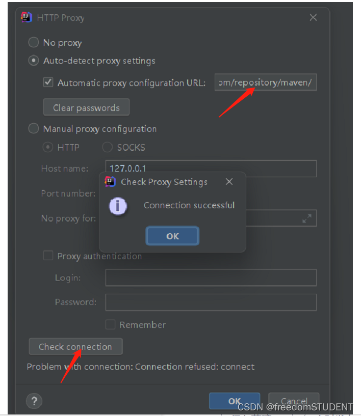 Set up HTTP proxy settings_enter any url to check connection to-CSDN博客