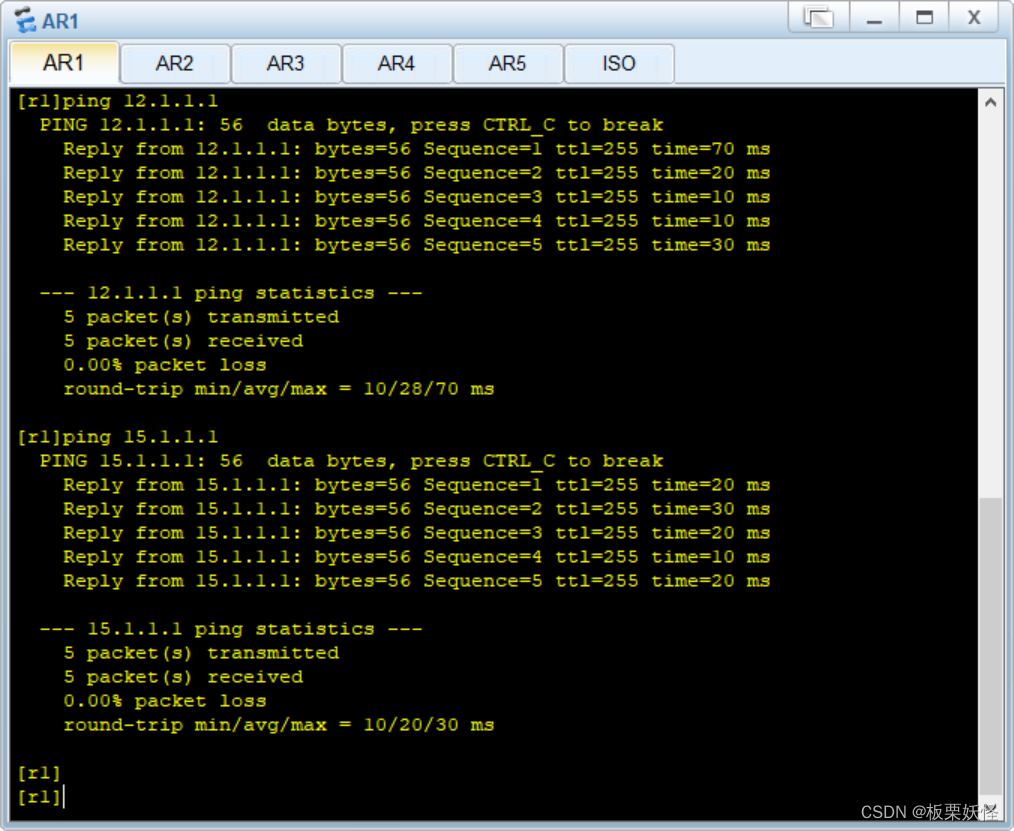 HCIP学习--OSPF、MGRE基础实验_tunnel-protocol-CSDN博客