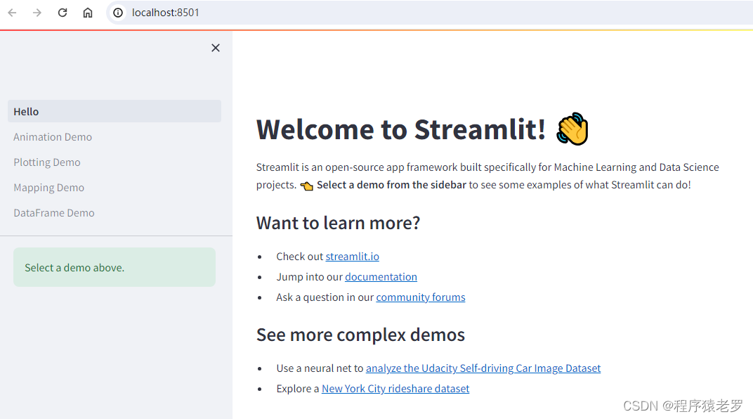 Steamlit初识和安装入门-CSDN博客
