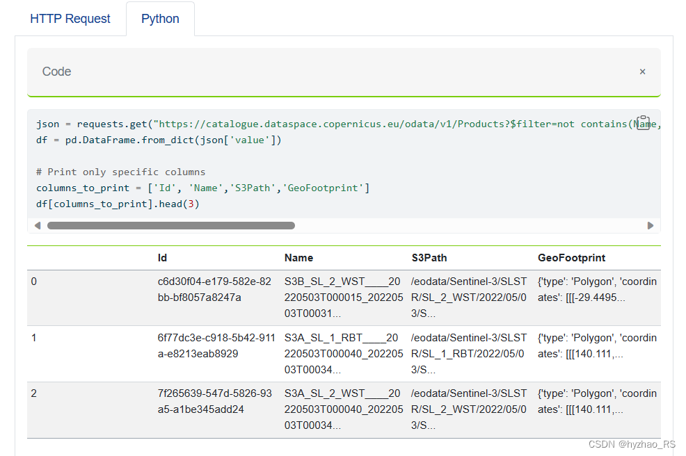 在copernicus Data Space Ecosystem下载sentinel数据及使用脚本检索和下载数据 Copernicus Browser Csdn博客
