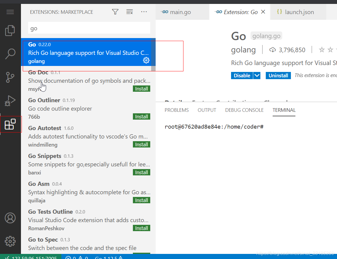 Linux+docker+code-server(web版vscode)+golang之DEBUG模式配置_code-server go-CSDN博客