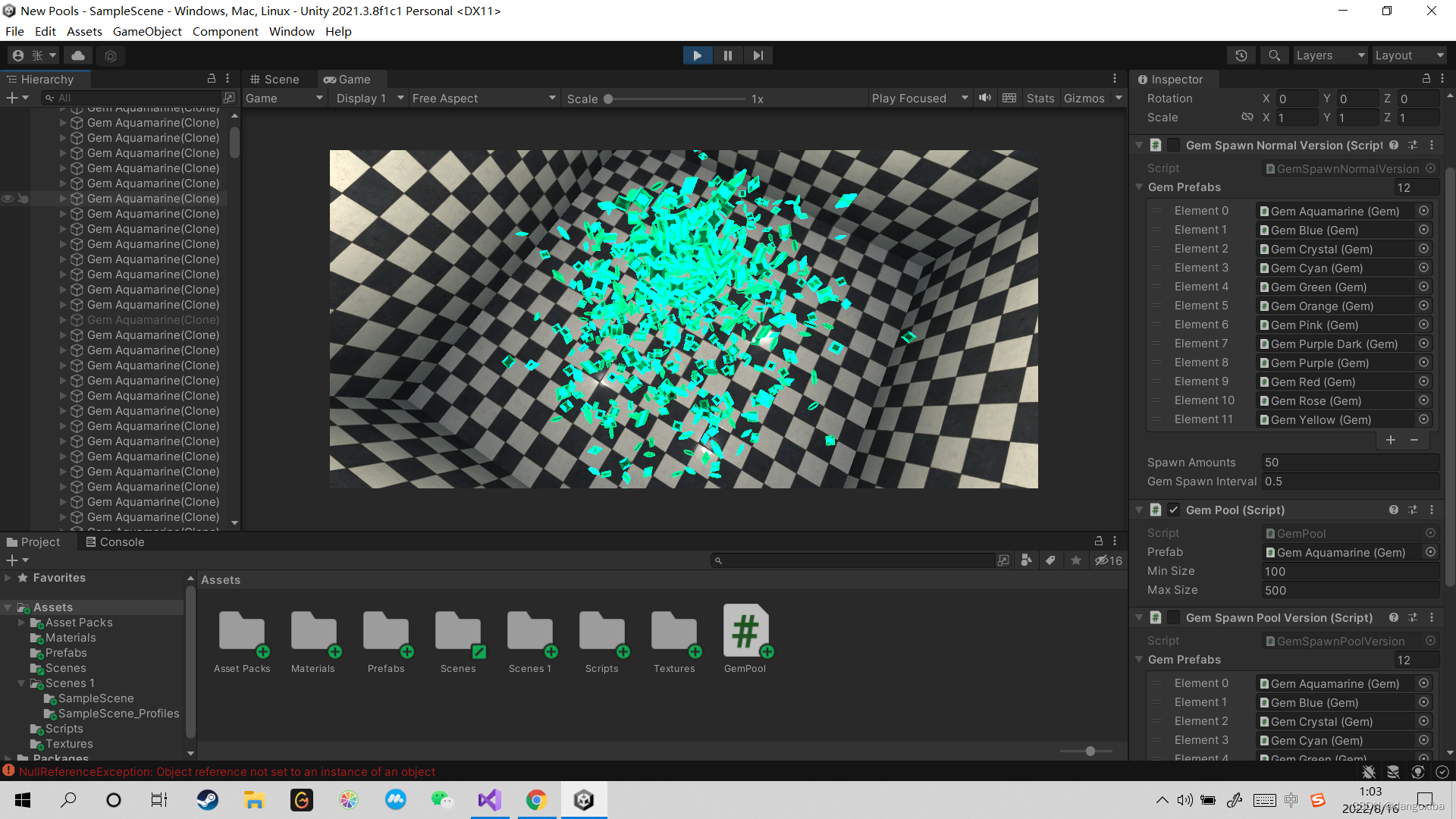 Unity命名空间教程 介绍unity新自带的命名空间unityenginepool Csdn博客 