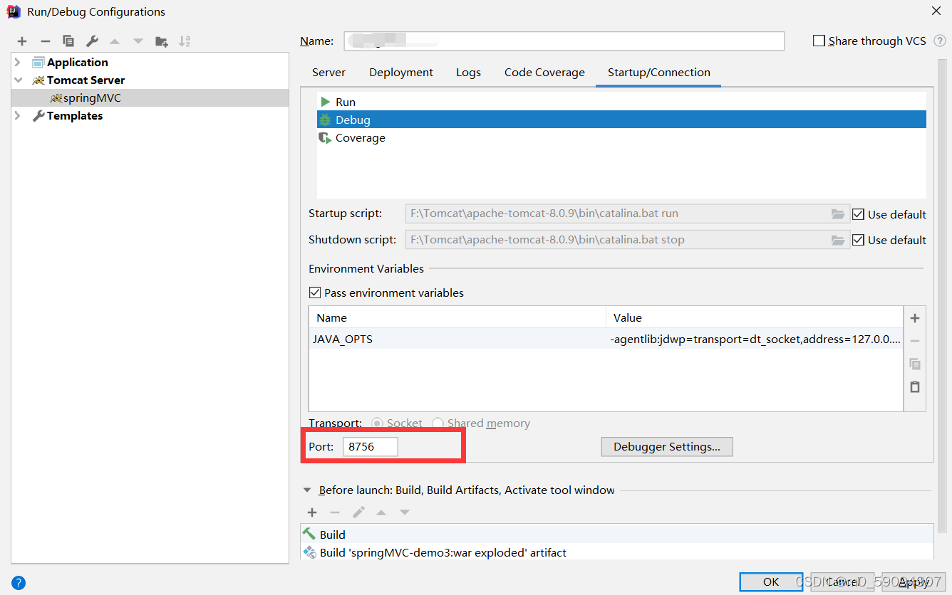 Idea在启动Debug功能时报错：Unable to open debugger port (127.0.0.1:63985):_idea远程debug unable to open ...