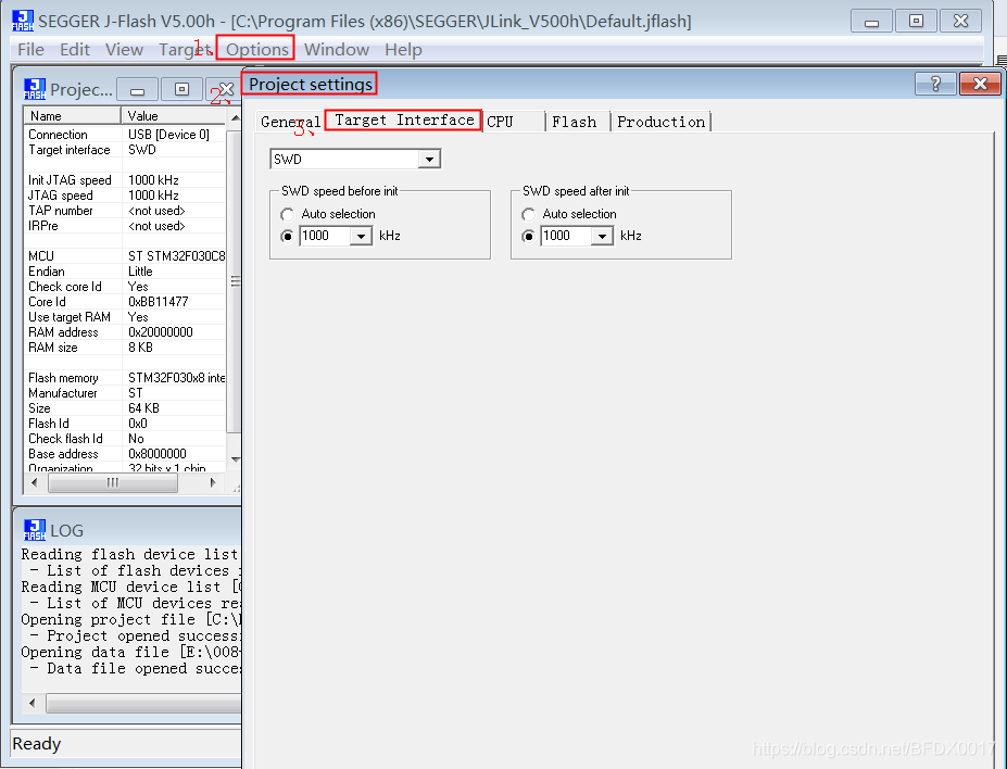 Stm32 使用jlink烧写步骤jlink烧入流程 Csdn博客 
