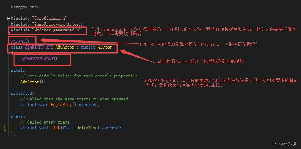 虚幻引擎基础入门(C++) — 【宏定义 06】_uclass宏-CSDN博客