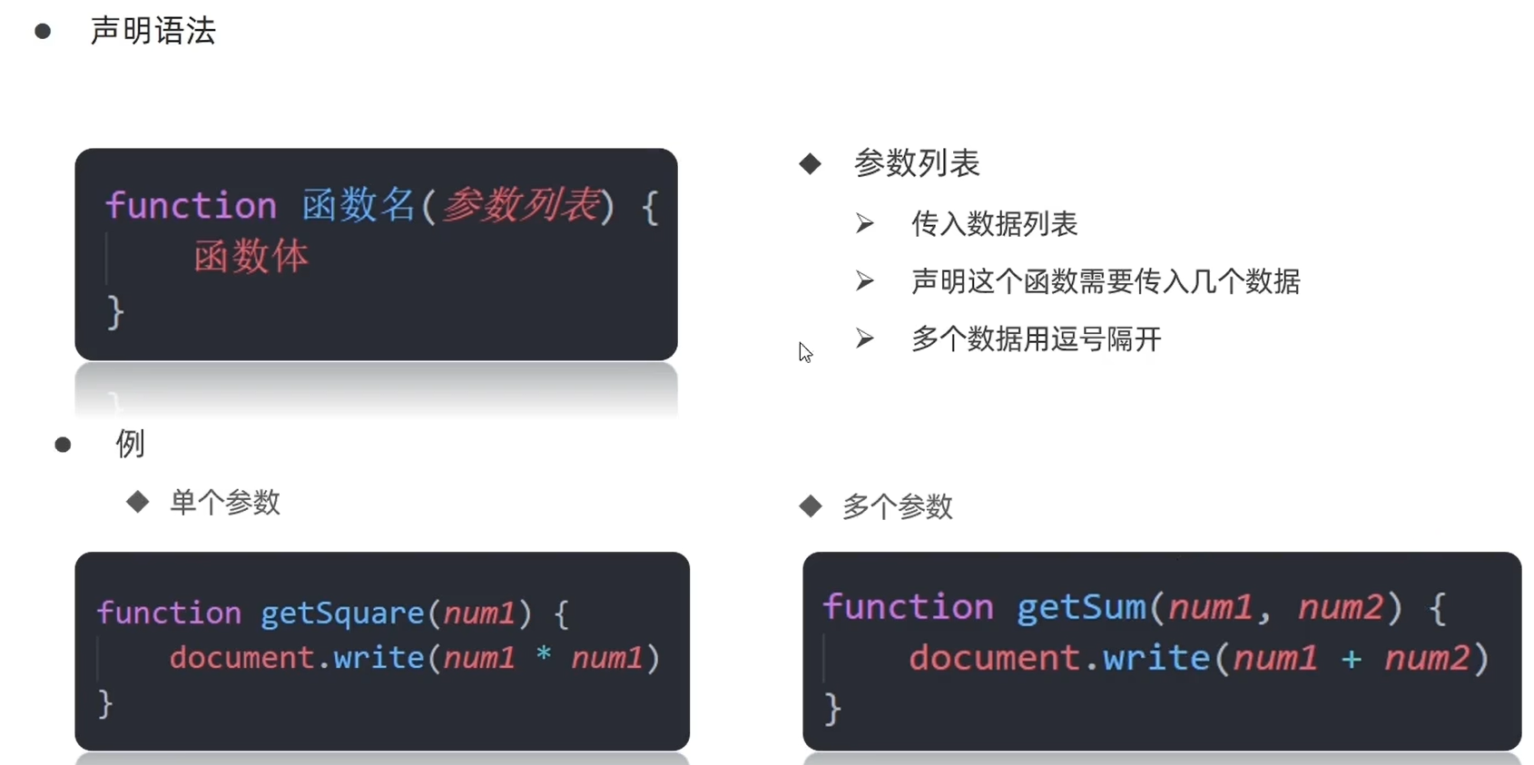 JavaScript基础（day04:函数）_写一个打招呼的函数 hi-CSDN博客