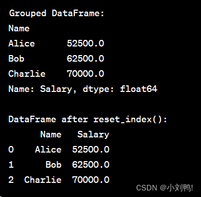 reset_index()函数，以及在groupby后使用reset_index()函数的作用_reset-index-CSDN博客