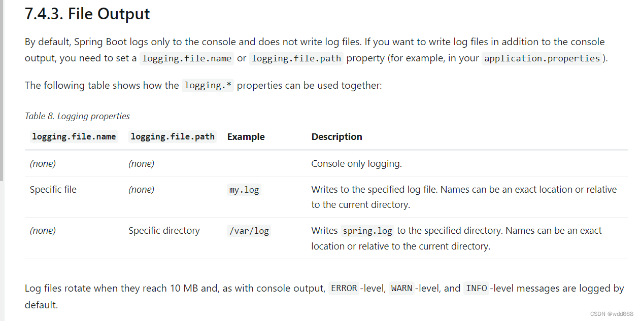 使用spring boot自带log_spring中直接使用log是哪个包的-CSDN博客