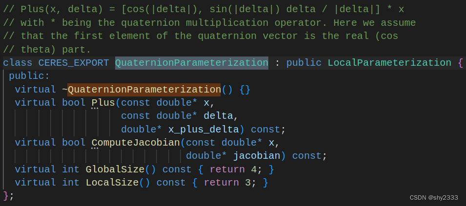 Eigen中四元数的赋值法则（结合Ceres中对四元数的更新方法）_eigen 四元数-CSDN博客