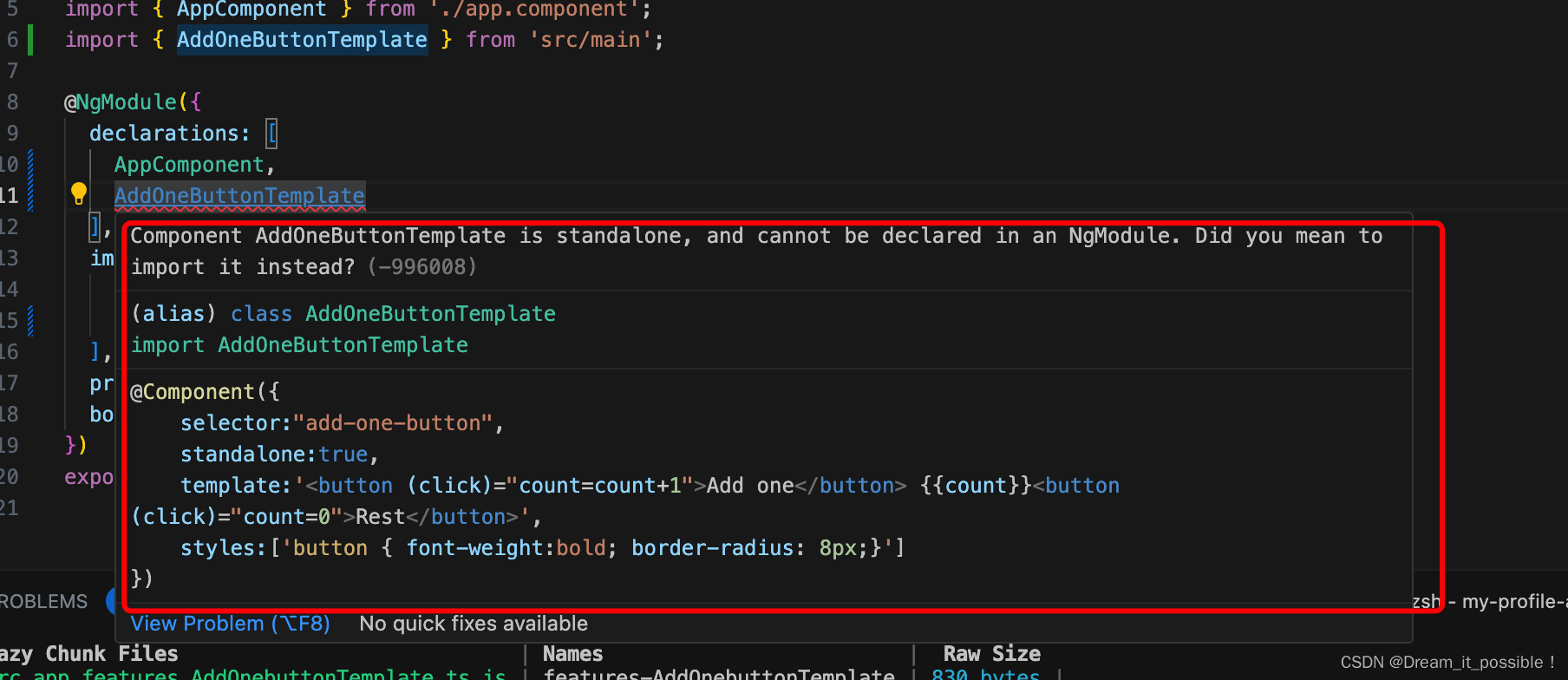 General Q&A for angular application_component appcomponent is standalone, and cannot b-CSDN博客