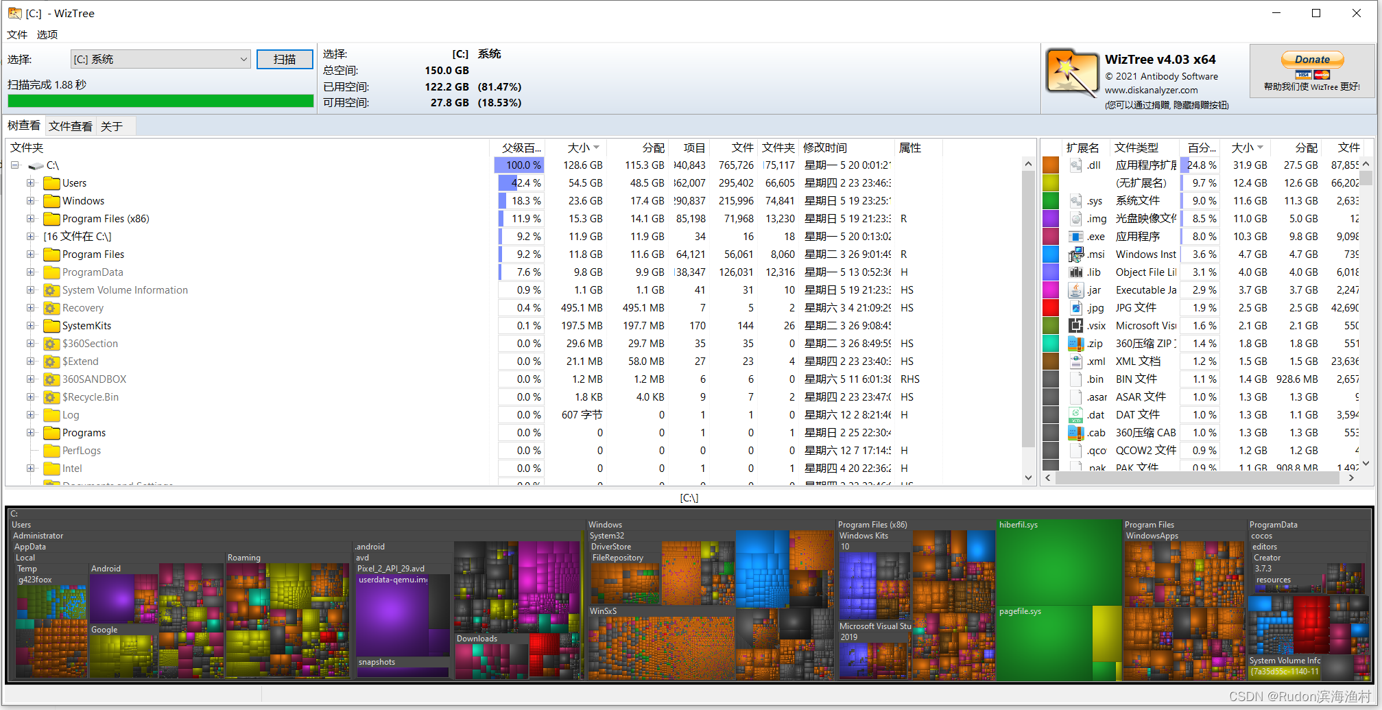 C盘满了，腾空几十GB的方法 - C盘下的目录硬链接mklink到其他盘_mklink c盘-CSDN博客