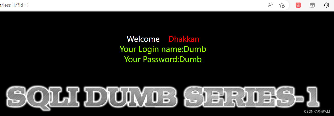 sqli-labs通关（一）（二）_please input the id as parameter with numeric valu-CSDN博客