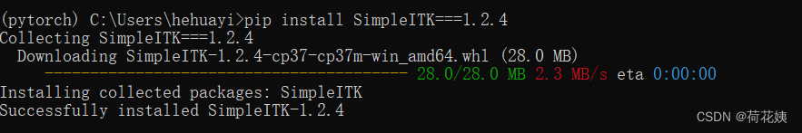 ERROR: Could not build wheels for SimpleITK, which is required to install pyproject.toml-based ...