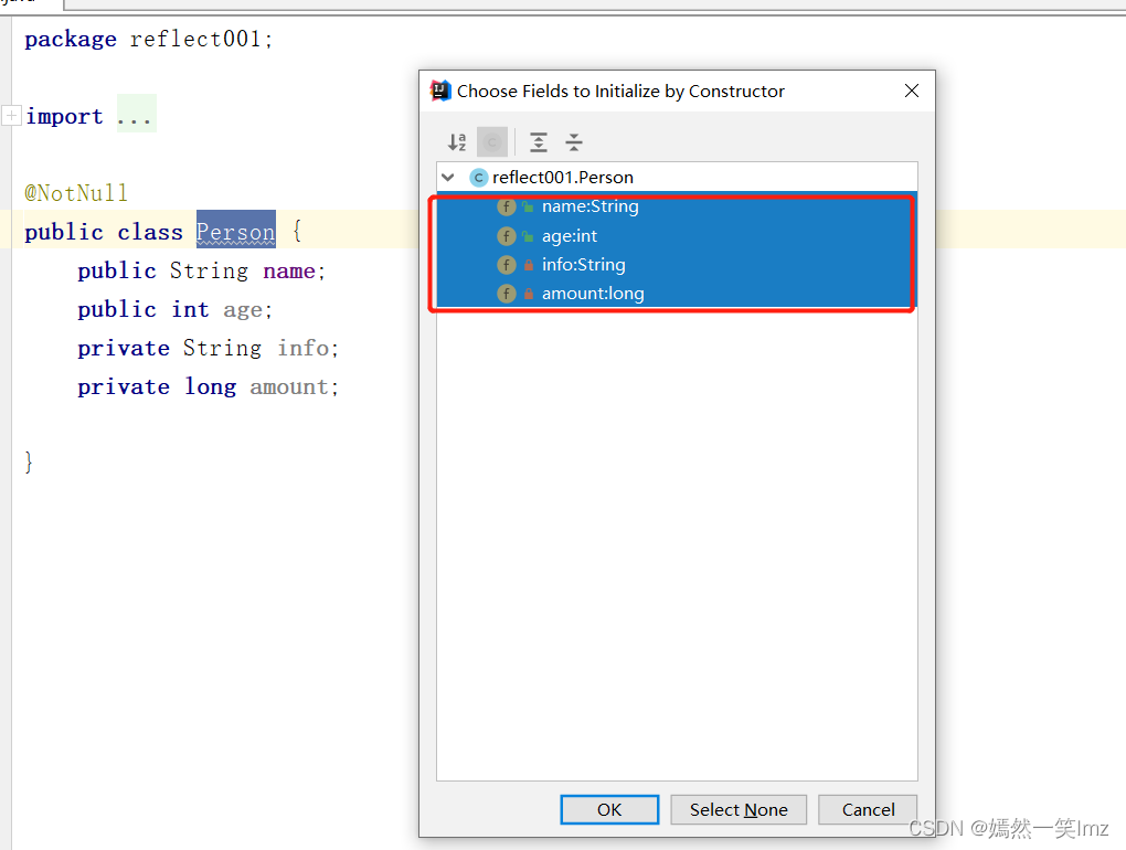 【idea】自动生成getter、setter、构造器、toString方法_idea自动生成getter和setter-CSDN博客
