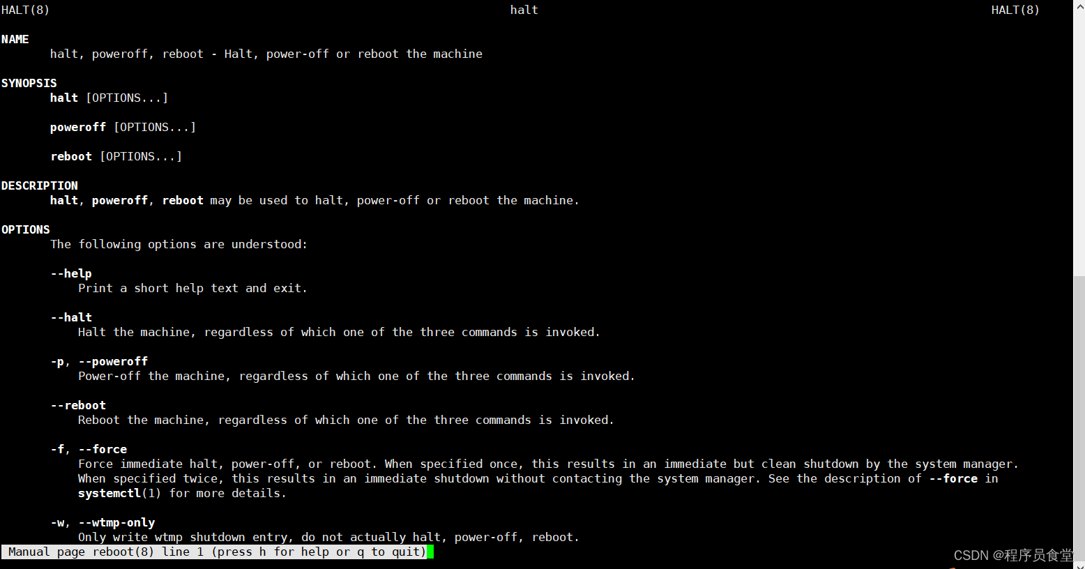 【Linux】 reboot 命令使用_reboot -d-CSDN博客
