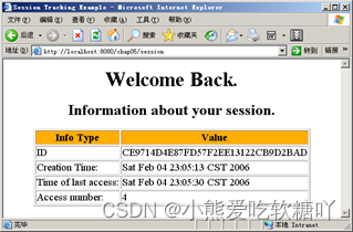 【网络应用开发】实验4——会话管理_如何在在名为exp04的web项目下,创建一个名为showsessioninfo的servlet-CSDN博客
