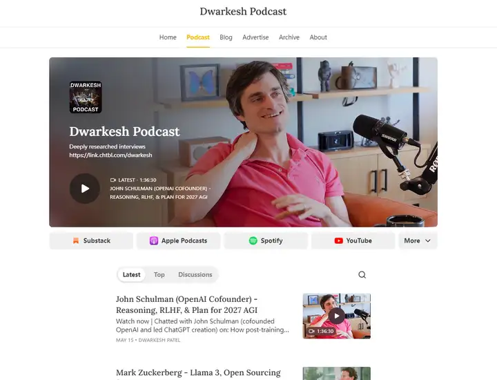 AI播客下载：Dwarkesh Podcast（关于AI的深度访谈）_dwarkesh podcast transcript-CSDN博客