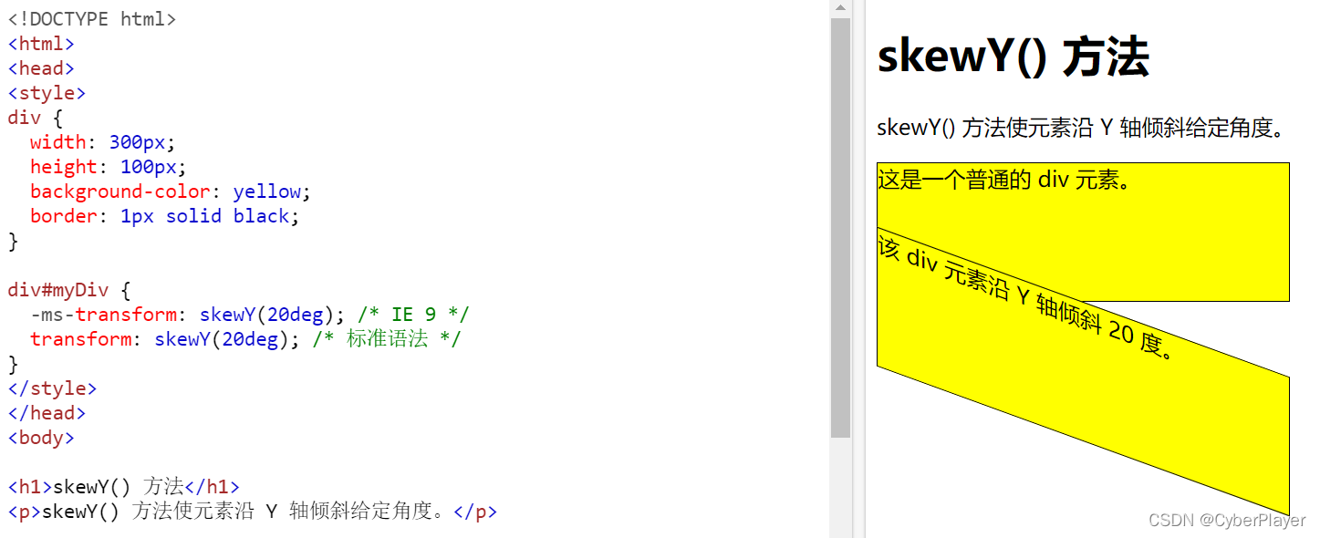 CSS 2D 转换 transform translate() rotate() scale() skew() matrix()_css2 支持transform吗?-CSDN博客
