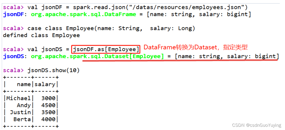 【spark分布式内存计算框架——spark Sql】9 Dataset(下)rdd、df与ds转换与面试题spark 数据结构有