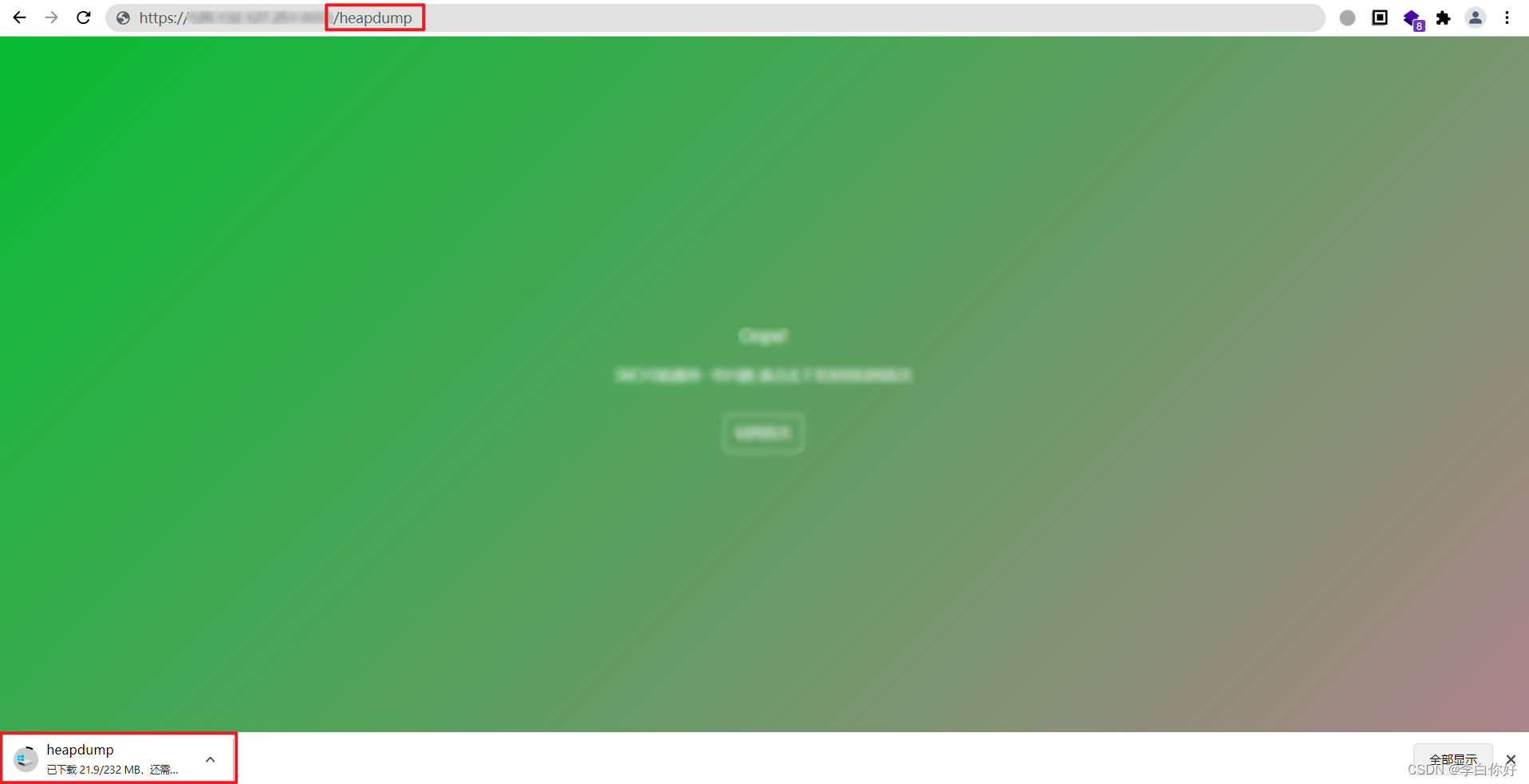 Springboot信息泄露以及heapdump的利用_heapdump信息泄露-CSDN博客