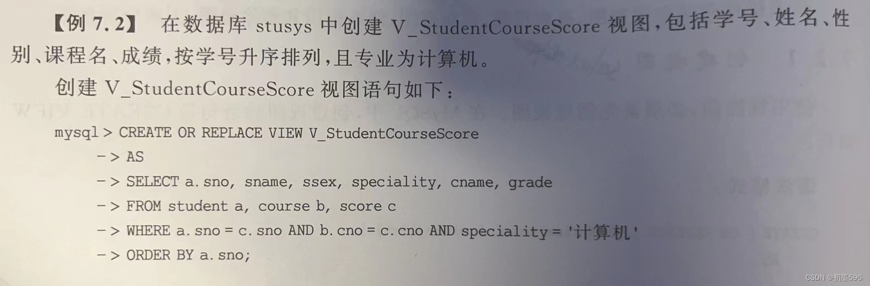 数据库视图的概念与操作-CSDN博客