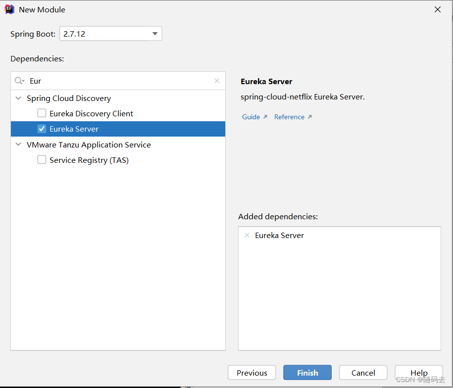 微服务Spring Cloud 02------使用Eureka实现注册中心(1)_eureka 注册中心-CSDN博客