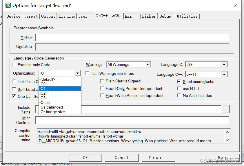 Stm32——led闪烁实验—灯常亮不闪 Stm32led灯只亮不闪烁 Csdn博客