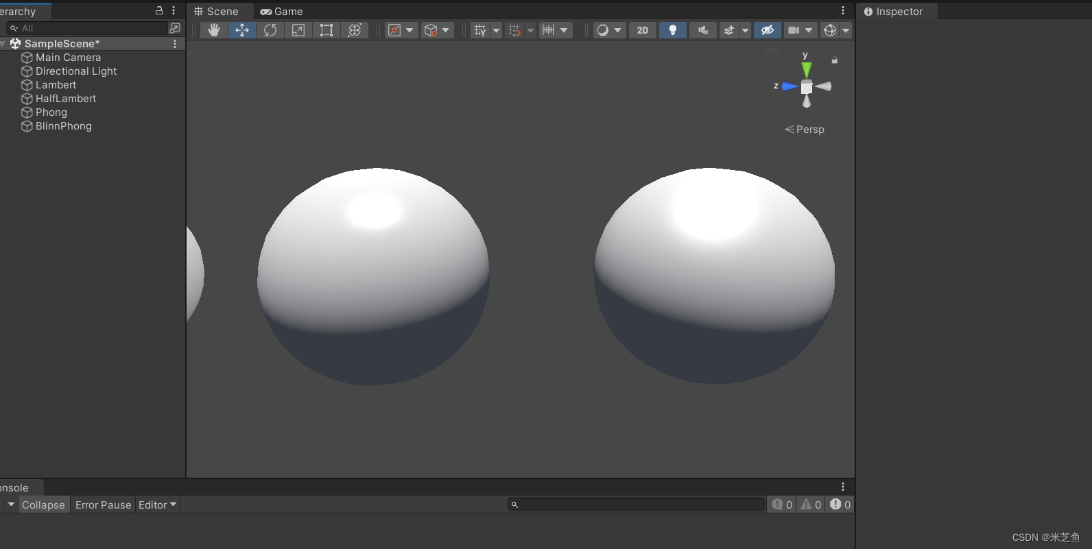UnitySahder实现Phong/BlinnPhong模型_phong如何导入unity-CSDN博客