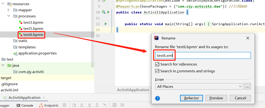 使用activiti报错：org.activiti.bpmn.exceptions.XMLException: cvc-complex-type.2.4.a:_org.activiti ...
