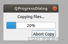 Qt应用开发(基础篇)——进度对话框 QProgressDialog-CSDN博客