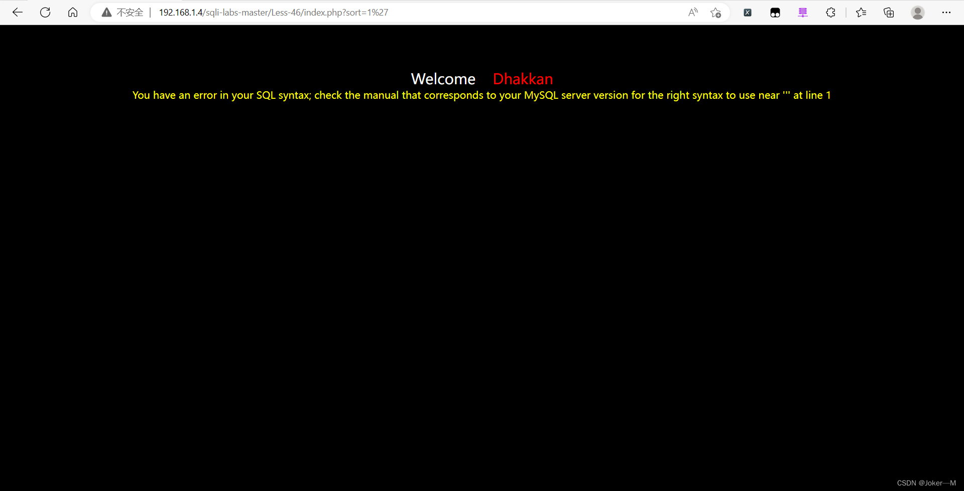 基于Sqli-Labs靶场的SQL注入-46~53关_less-46-CSDN博客