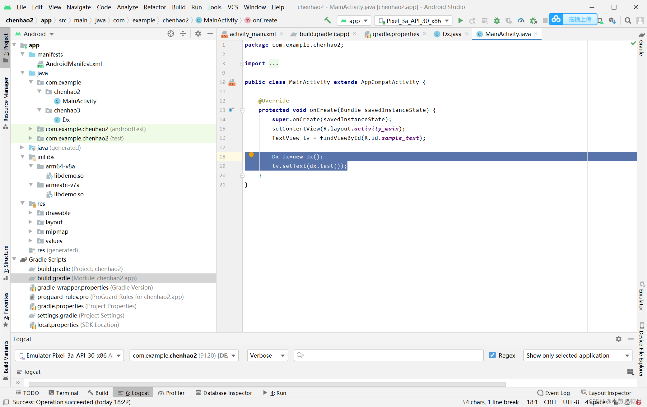 Android studio .a静态库的生成与调用 简单 需要把厂家提供的C语言写的.a库 再封装成.so库，再通过jni 映射给JAVA调用 .so库调用，可以多个.a库 NDK编译 ...