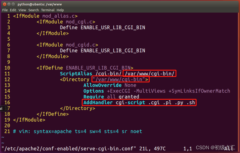 菜鸟教程：Python3 CGI编程实操演练-Ubantu_ubuntu cgi python-CSDN博客