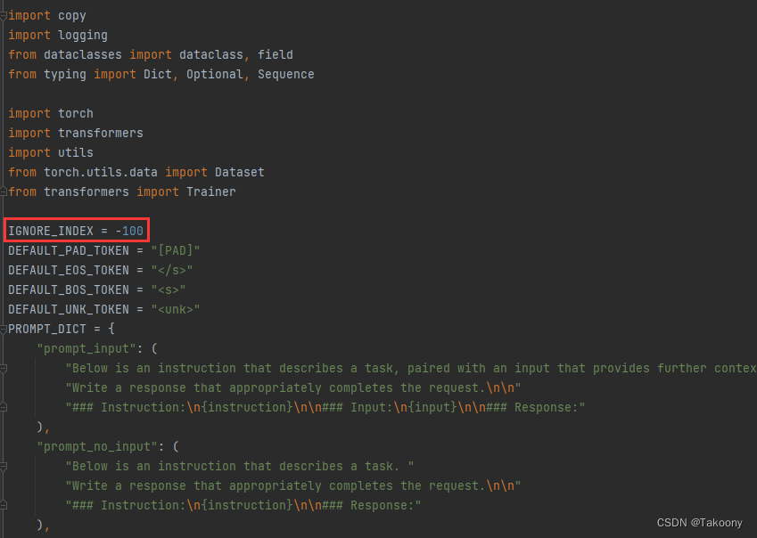 大模型中训练出现的ignore_index的作用_ignore index-CSDN博客