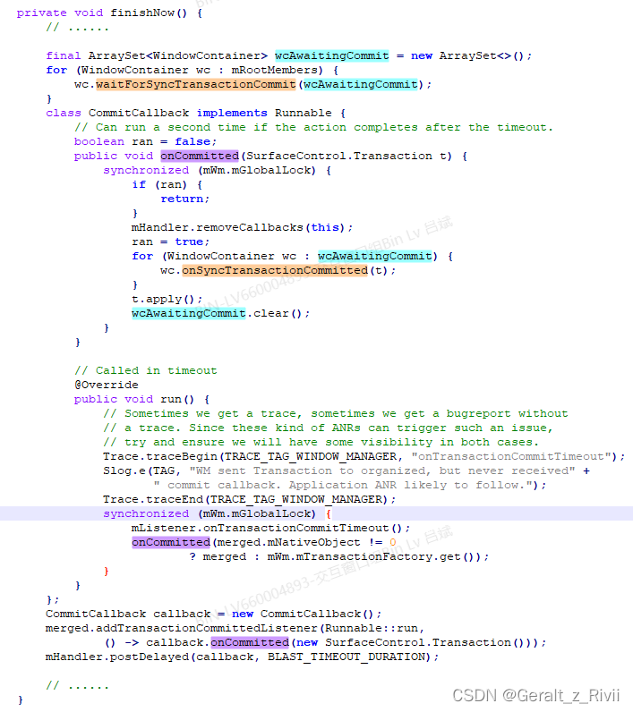【Android14 ShellTransitions】（六）SyncGroup完成_addtransactioncommittedlistener-CSDN博客