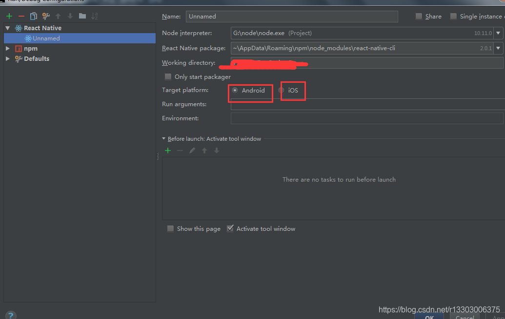 windows webstorm 中ReactNavite增加代码自动提示以及自动运行_webstorm 设置自动运行-CSDN博客