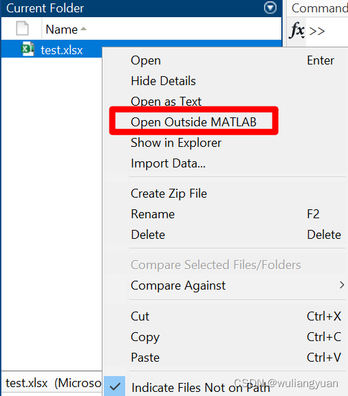 Matlab脚本开发之在外部打开excel文件matlab打开excel文件 Csdn博客