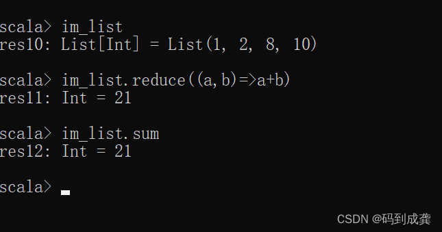 Scala011--Scala中的常用集合函数及操作Ⅱ_scala reduceleft-CSDN博客