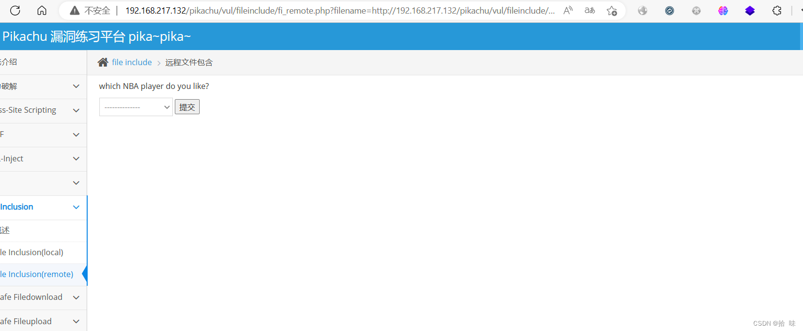 File Inclusion（文件包含）_fileinclude-CSDN博客