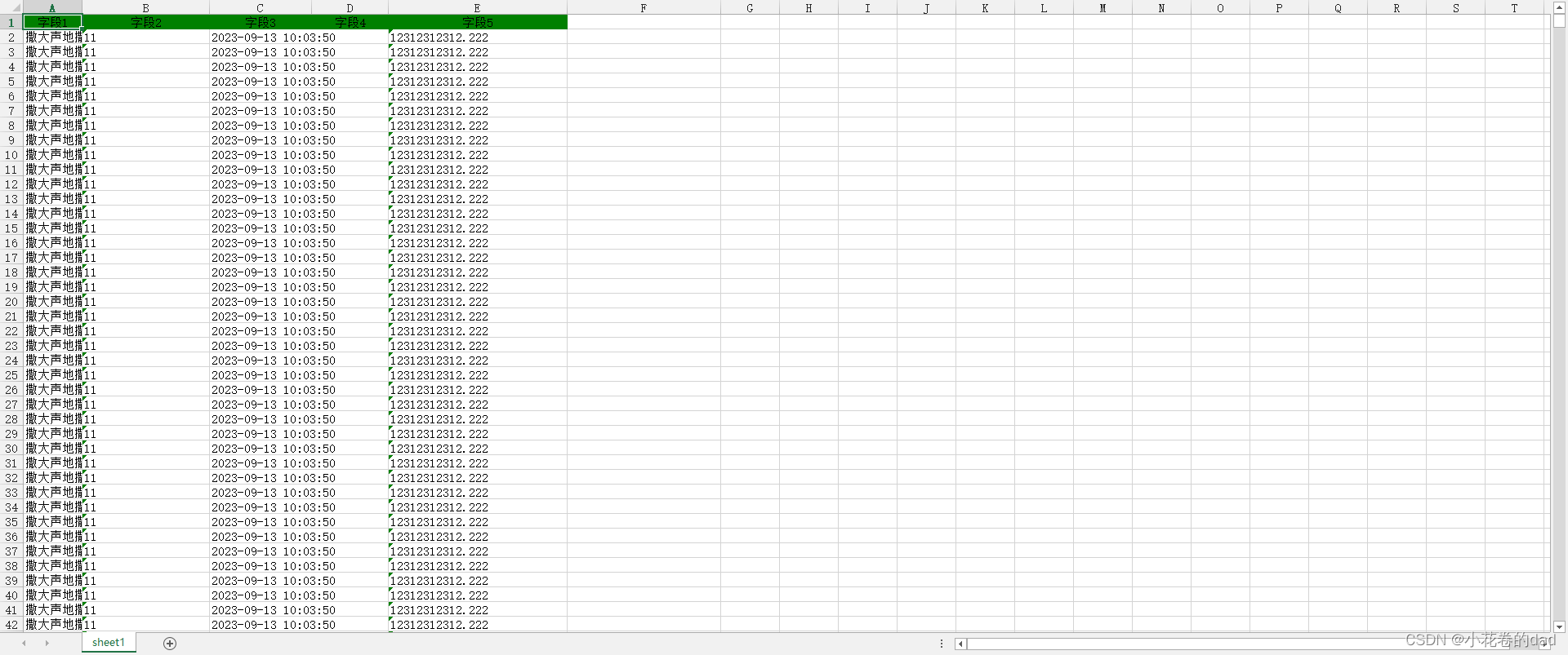 springboot导出（POI）_springboot poi导出-CSDN博客