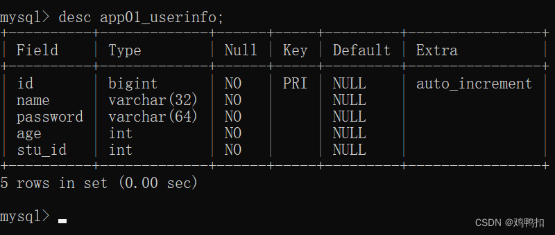 六、Django之orm创建、修改表(makemigrations)_dgango orm 表重新创建-CSDN博客